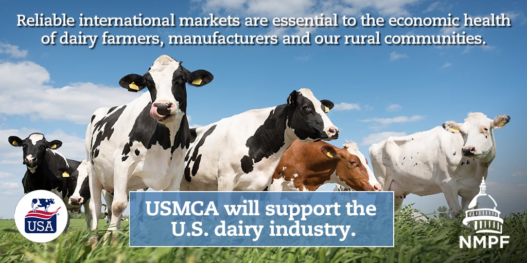 6 new infographics show what USMCA does for the U.S. dairy industry